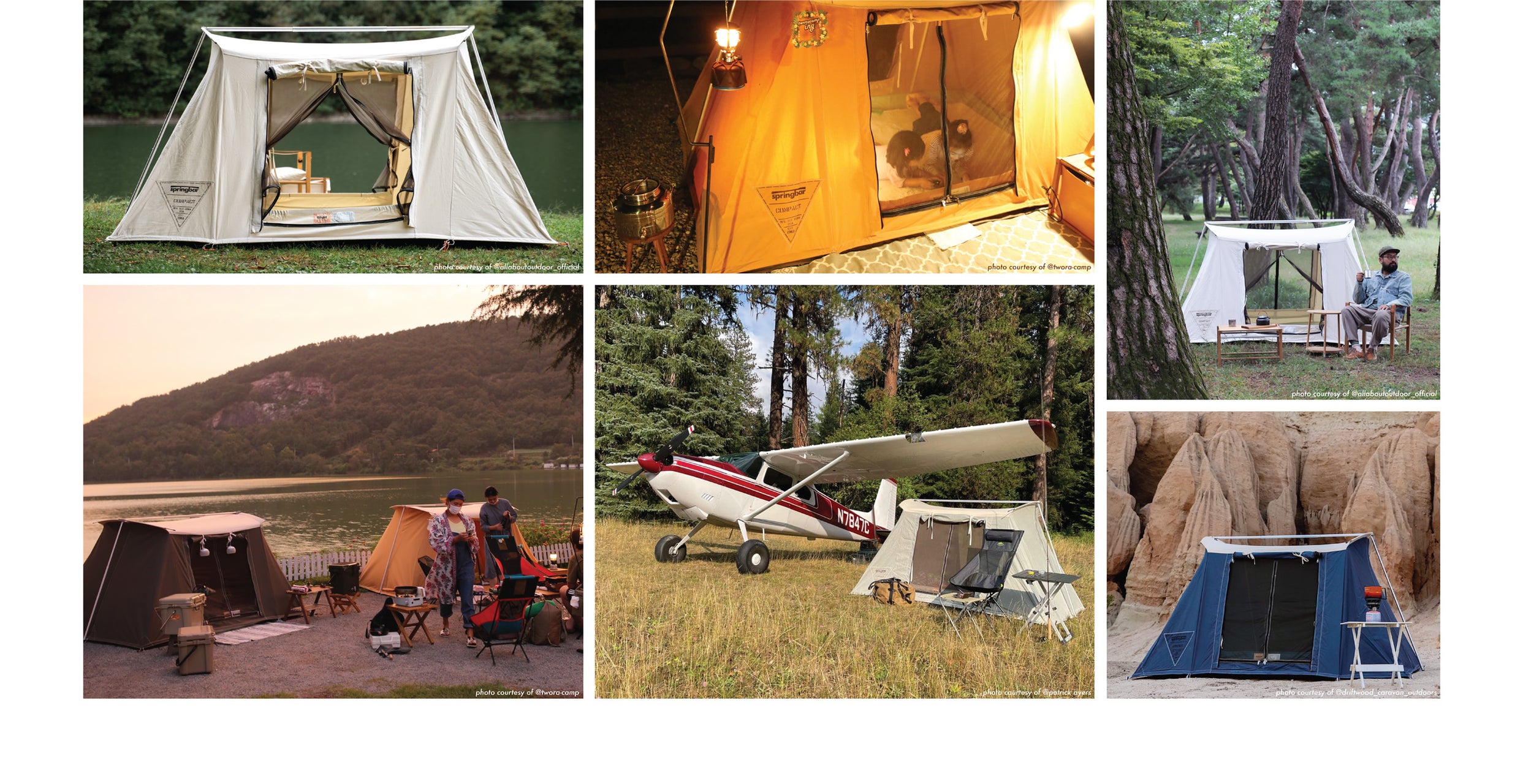 Springbar® Compact Canvas Tent