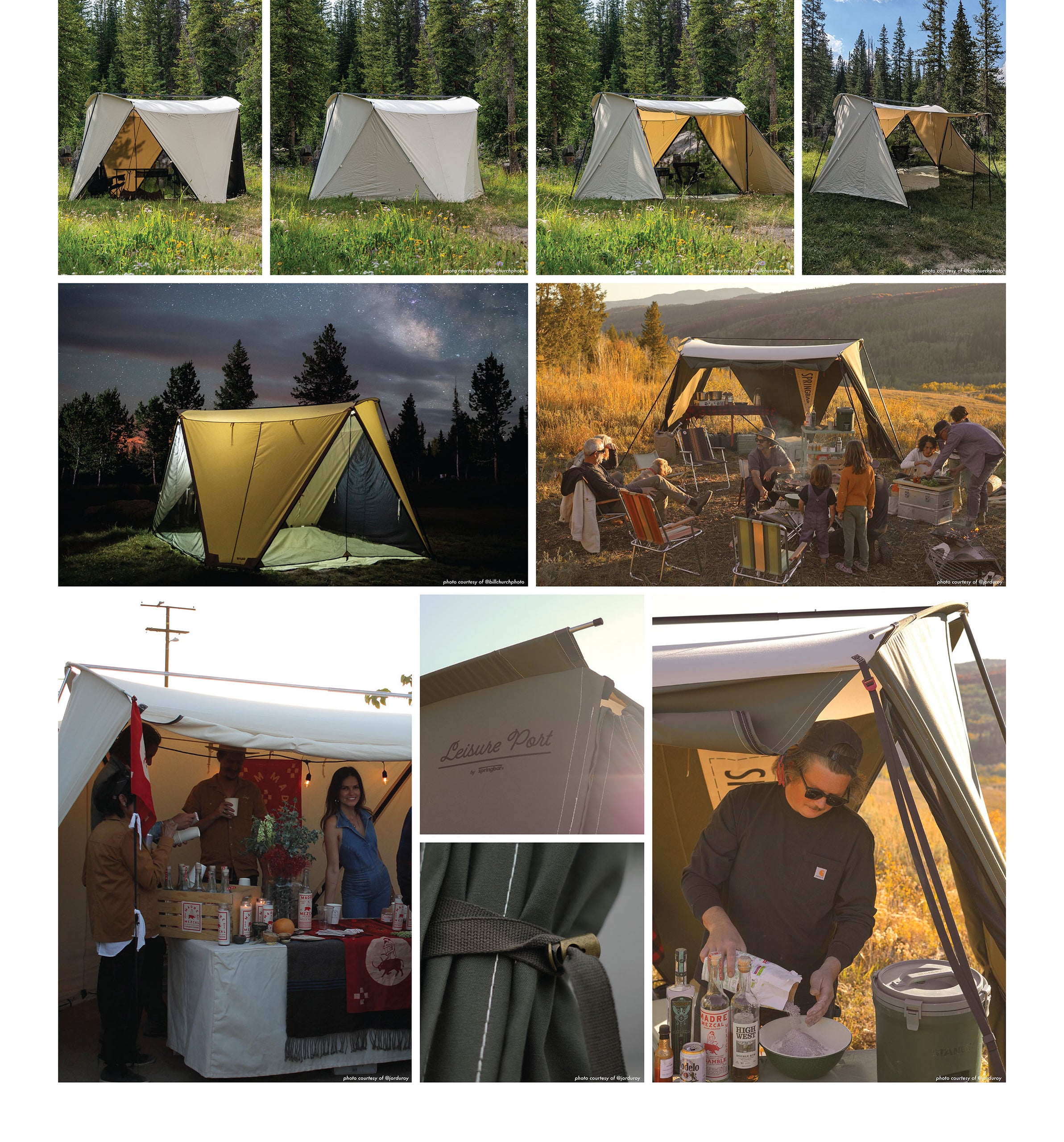 Springbar Leisure Port Cotton Canvas Shade Tent