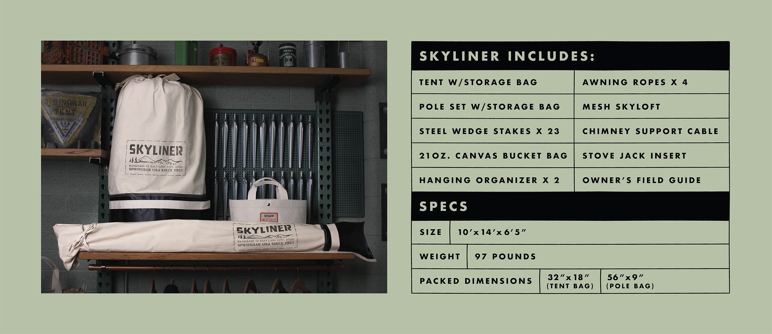 Springbar® Skyliner Canvas Hot Tent