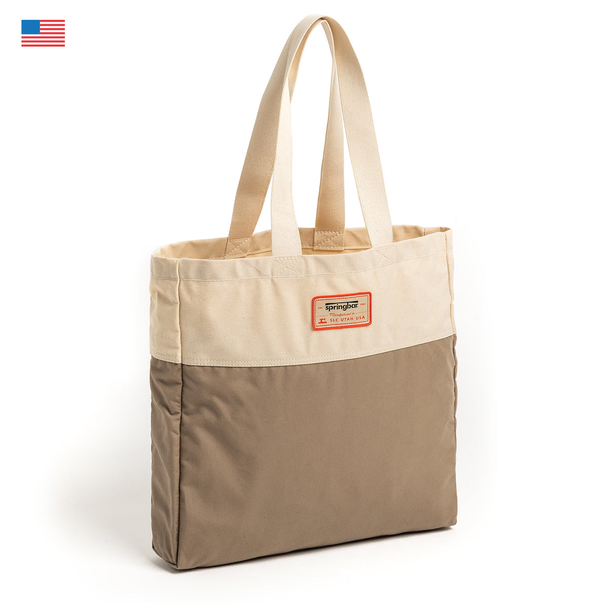 SPRINGBAR® CAMP TOTE CANVAS TOTE BAG– Springbar